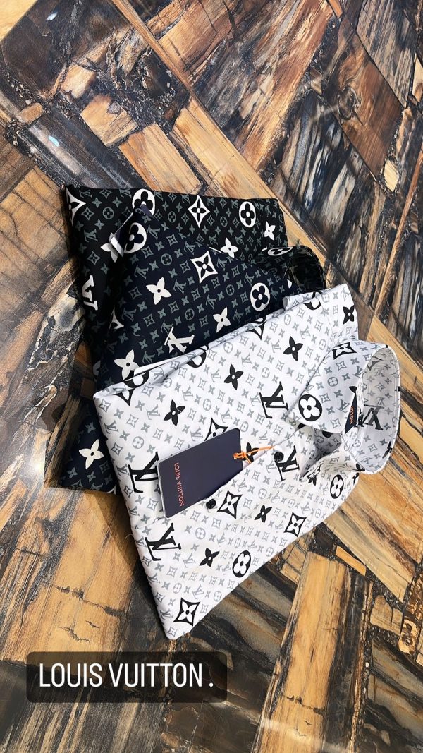BUY FIRST COPY LOUIS VUITTON COTTON IMPORTED SHIRTS