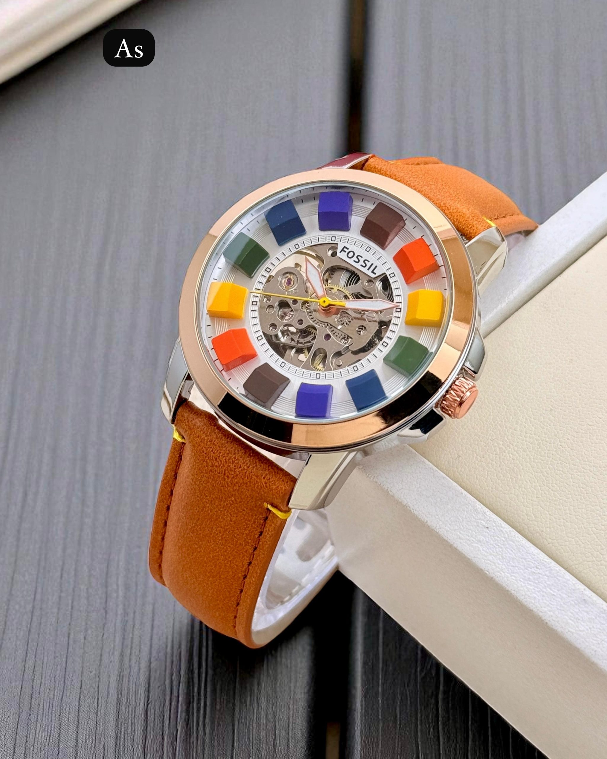 FIRST COPY Fossil Automatic – New Model with Leather Belt